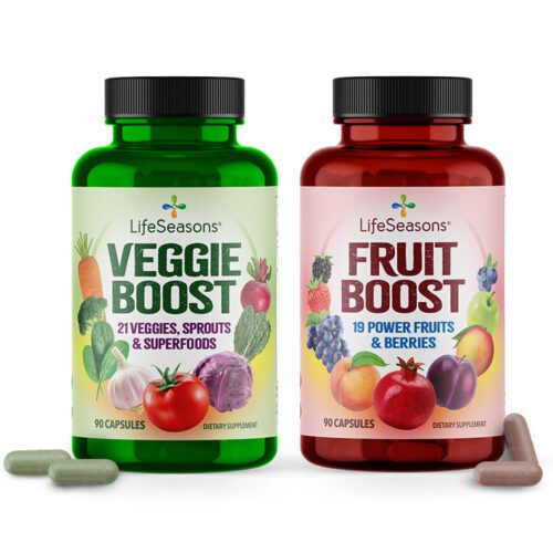 LifeSeasons | Fruit Boost & Veggie Boost Bundle for Peak Wellness -Fruit Boost & Veggie Boost ...